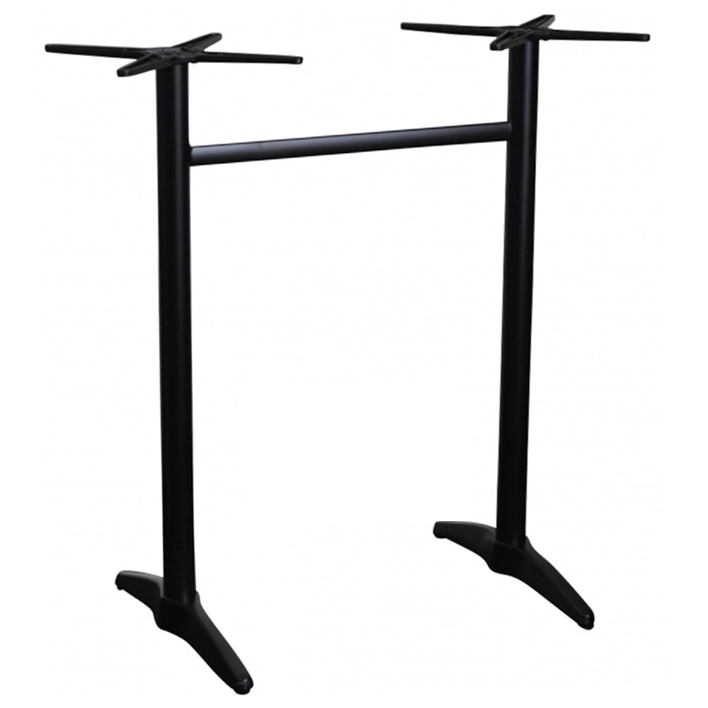 Aida Aluminium Twin Bar Height Table Base | Apex