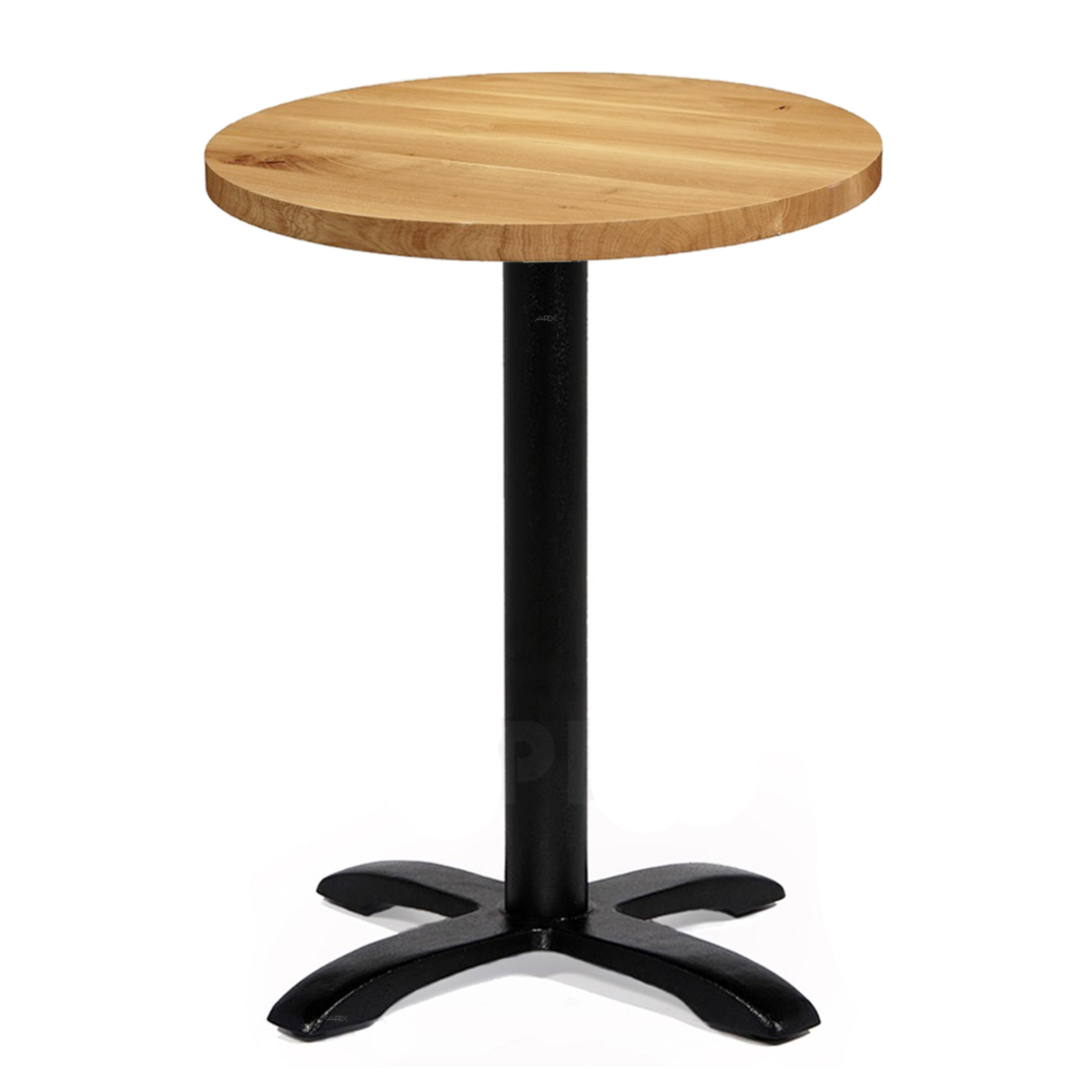 Alvina Modern Oak Round Timber Dining Table | Apex