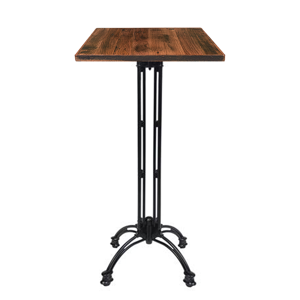 Angel Reclaimed Timber Industrial Bar Table | Cafe Bar Tables | Cafe ...
