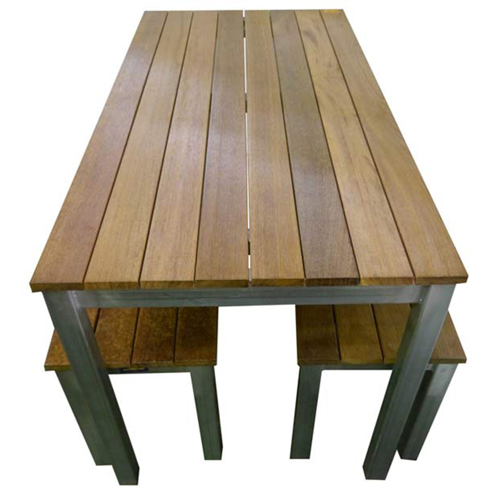 Beer Garden Outdoor Table and Bench Set | Apex