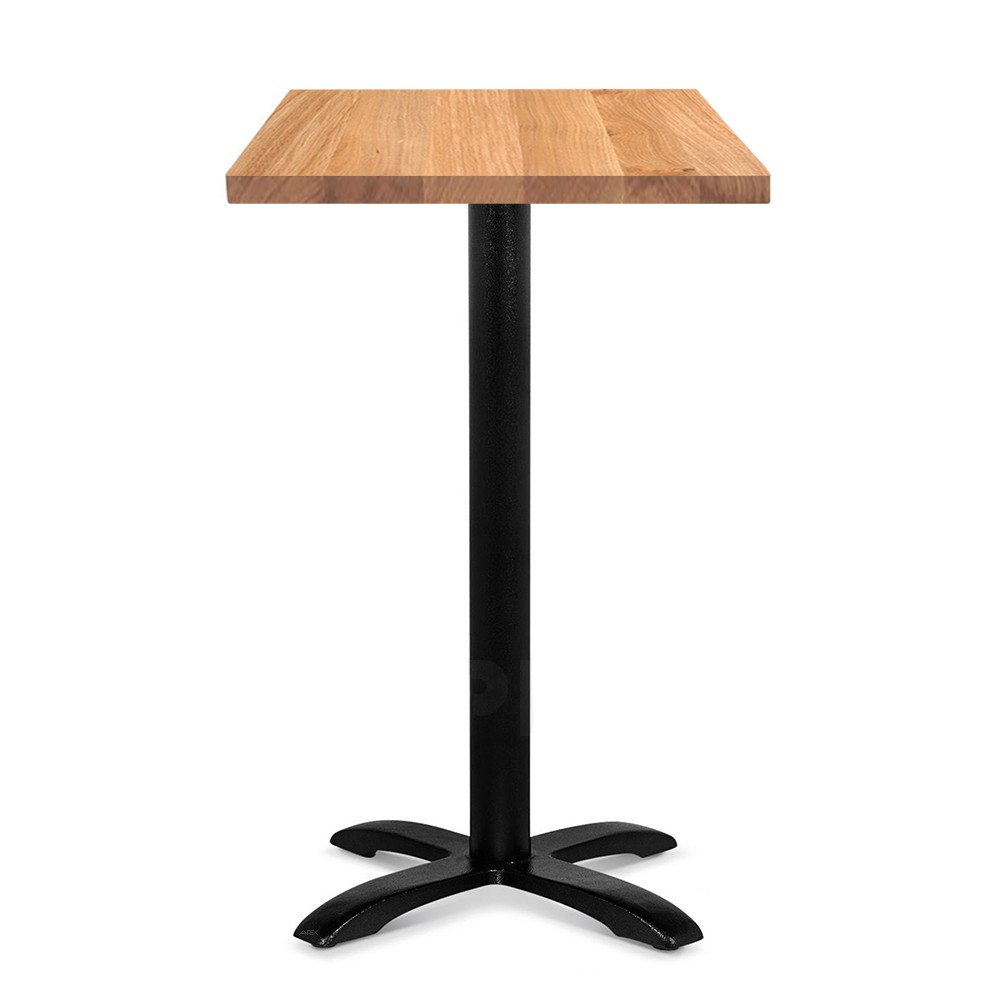 Alvina Modern Oak Bar Table Square | Apex