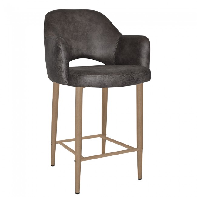 Bella Counter Stool Oak Legs 66cm | Apex