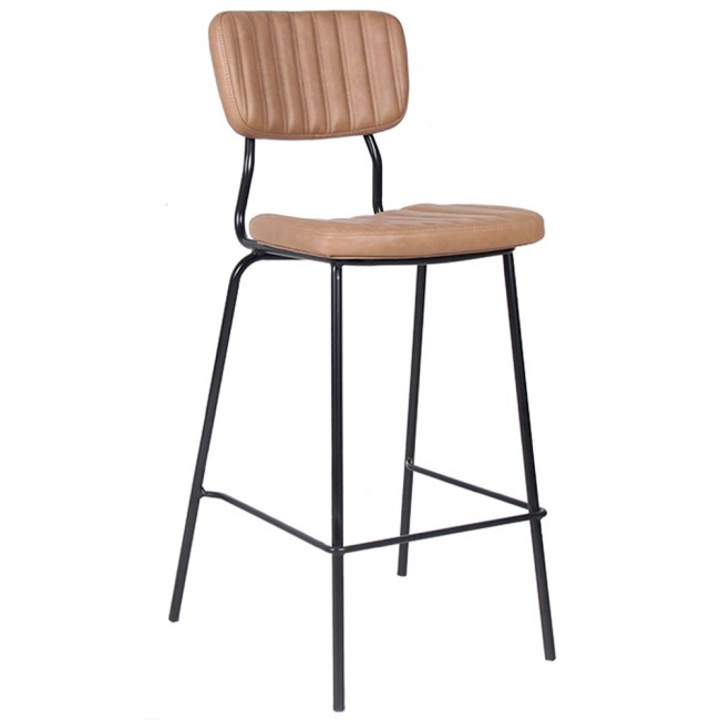 Capri Faux Leather Bar Stool | Apex