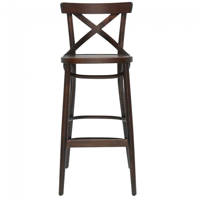 Cross Back Bentwood Bar Stool BST-8810/1 75cm | Apex