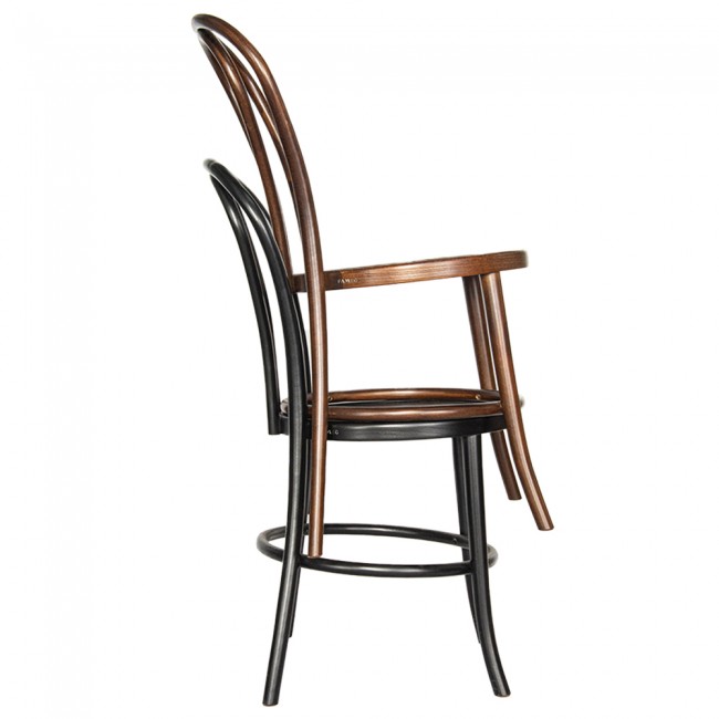 Genuine Stackable Bentwood Chair with Padded Seat | Apex