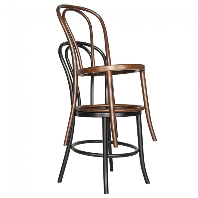 Genuine Stackable Bentwood Chair with Padded Seat | Apex