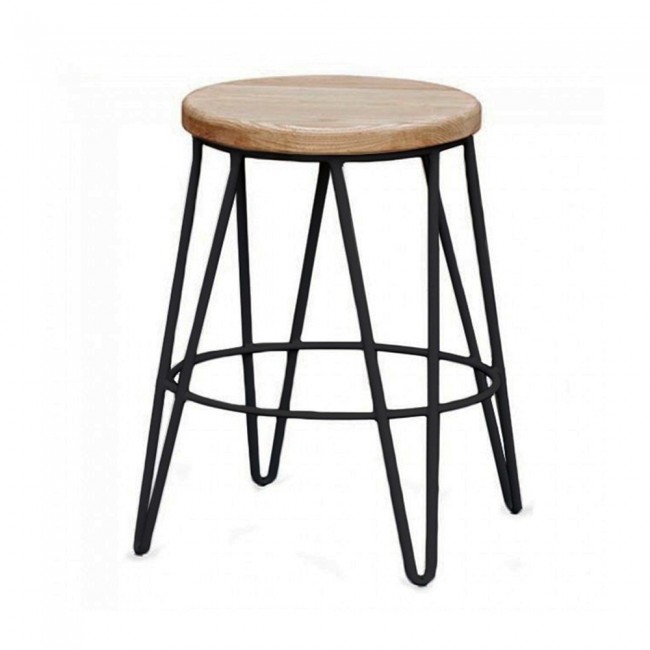 Hairpin Industrial Low Stool | Apex