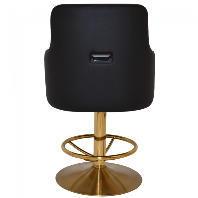 New York Gaming Stool Brass Disc | Apex