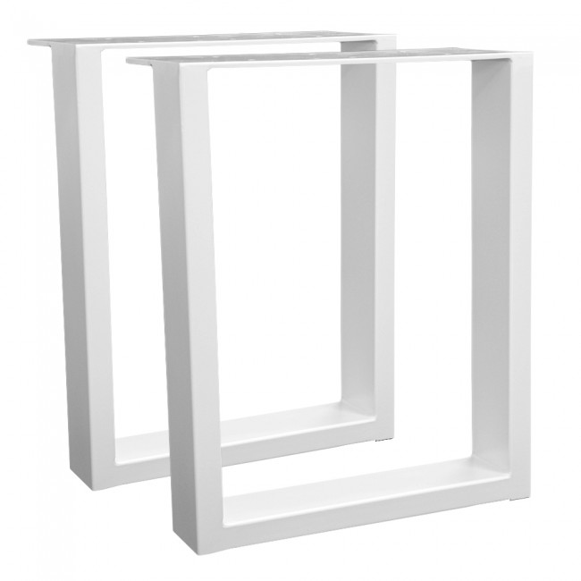 Rectangular Bench Legs Steel Set of 2 | Apex