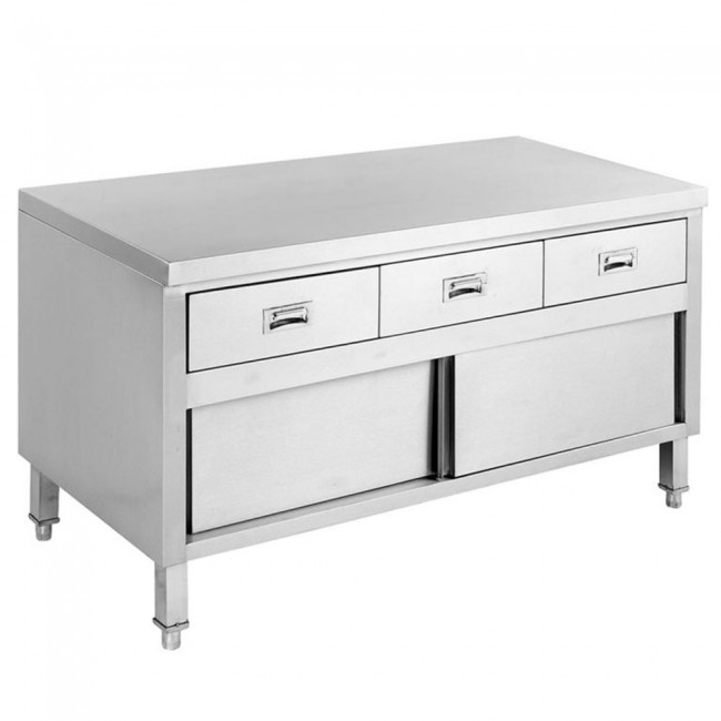 Modular Systems Bench Bench Cabinet with 3 Drawers & Doors SKTD6-1200 ...