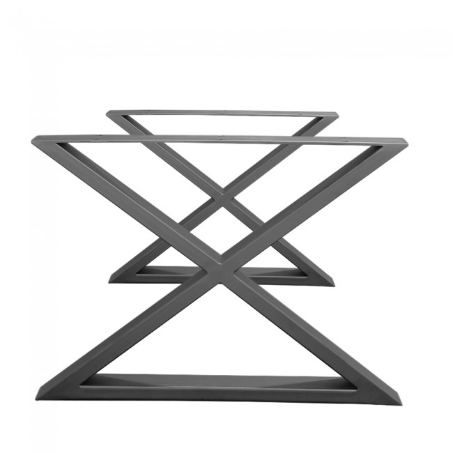 X Steel Bench Seat Legs Set of 2 | Apex