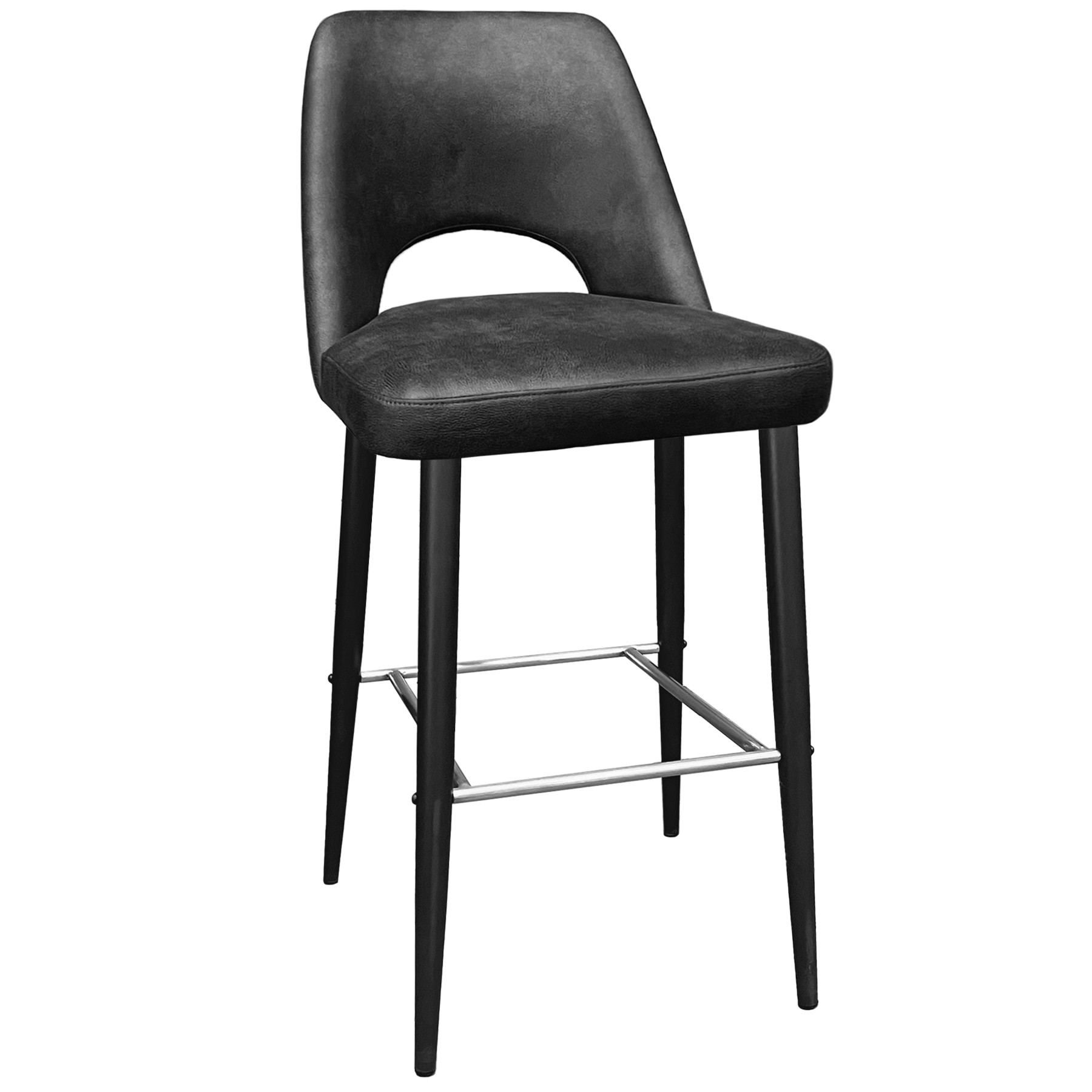 Bella Bar Stool Black Legs 76cm | Apex