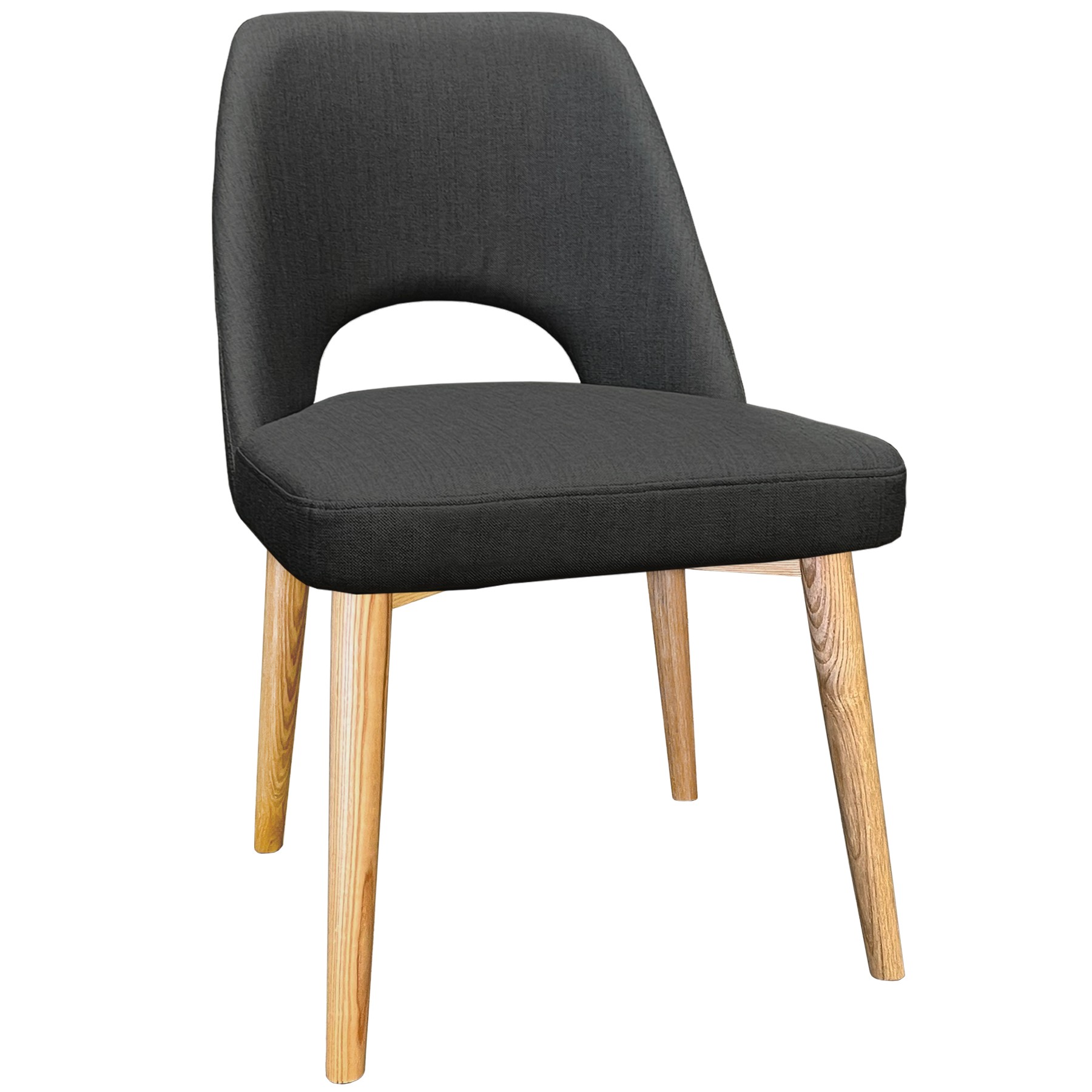 Bella Chair Natural Wood Legs | Apex
