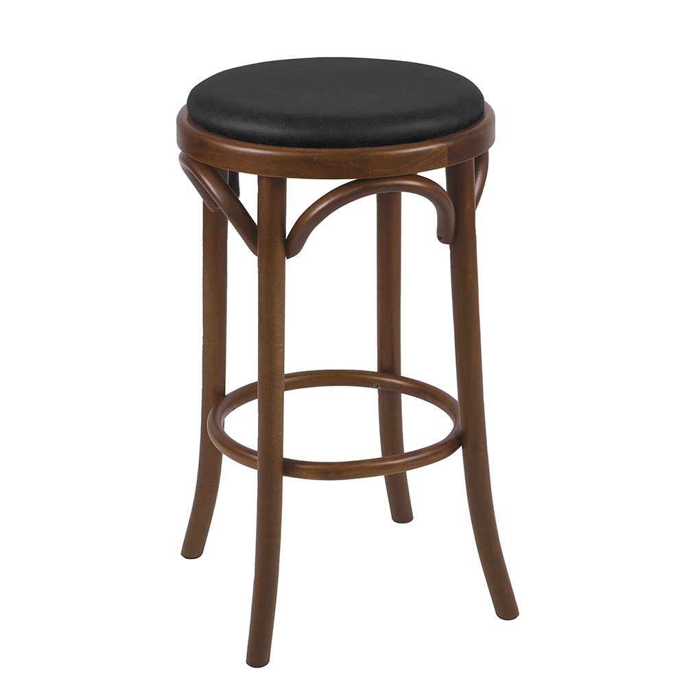 Genuine Bentwood Kitchen Counter Stool with Padded Seat 64cm | Apex