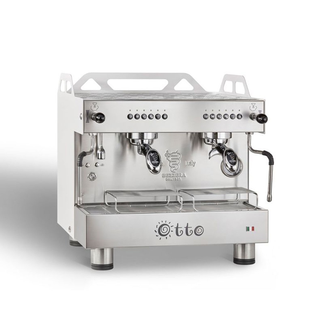 Bezzera Otto White Compact 2 Group Espresso Machine BZOTTOCDE2IW1 | Apex