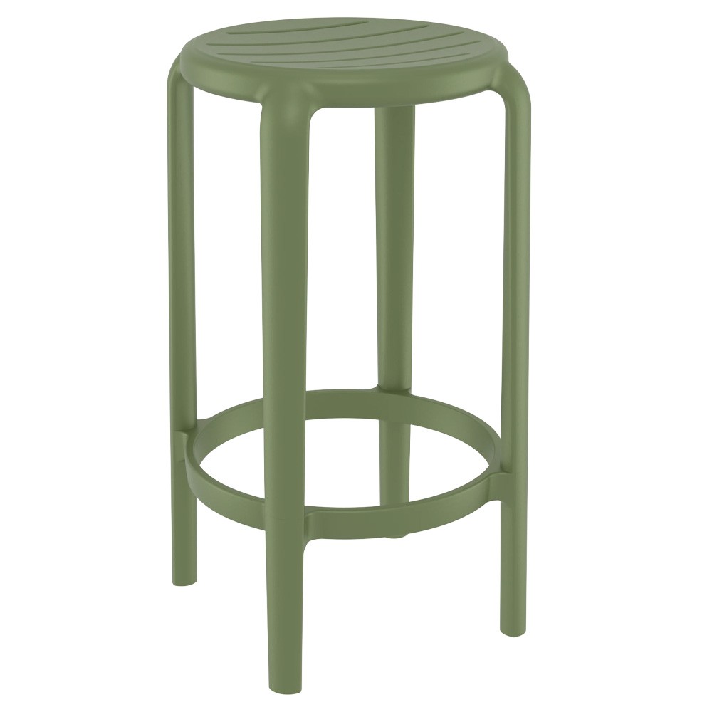 Como Stackable Outdoor Counter Stool 65cm | Apex