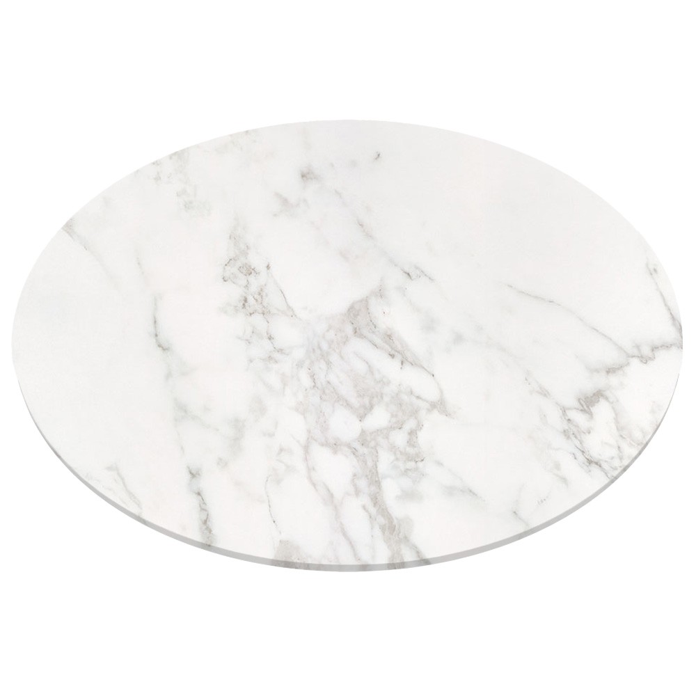 Custom Round Compact Laminate Outdoor Table Top with Matching Edge | Apex