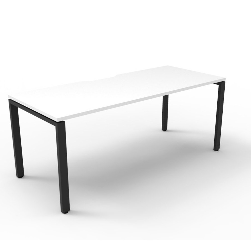 Deluxe Rapid Infinity 1 Person Single Sided Profile Leg Workstation ...