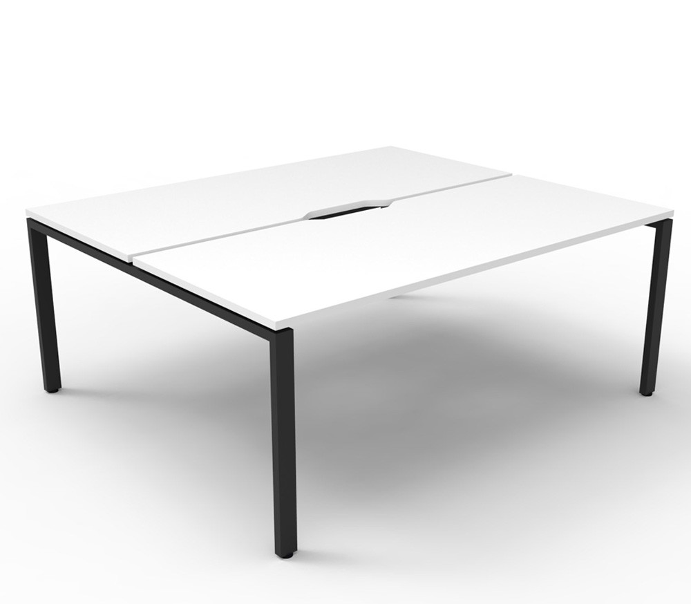 Deluxe Rapid Infinity 2 Person Back to Back Profile Leg Workstation ...
