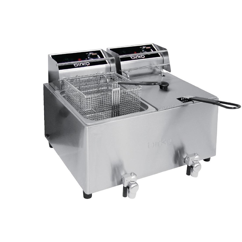 Birko Benchtop Fryer - 8 Litre Twin 15Amp DL578 | Apex