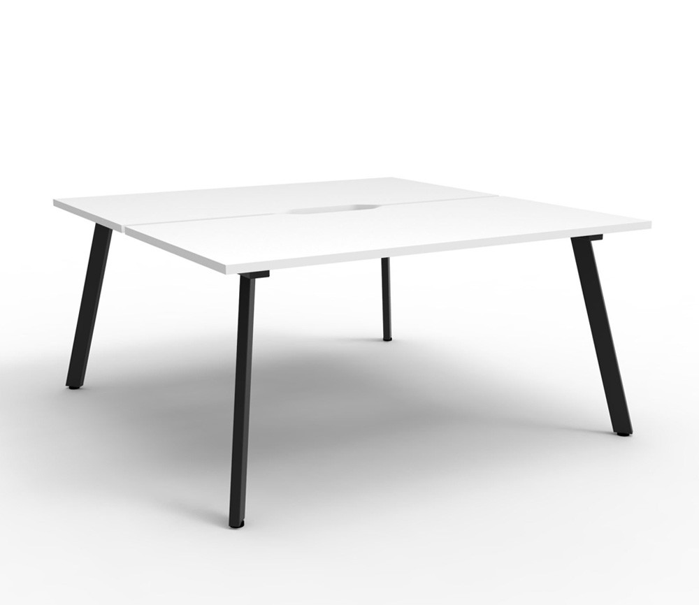 Eternity 2 Person Double Sided Back to Back Workstation Desk | Apex