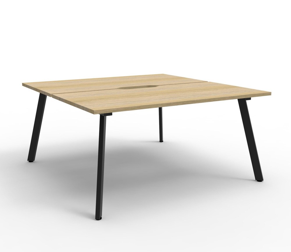Eternity 2 Person Double Sided Back to Back Workstation Desk | Apex