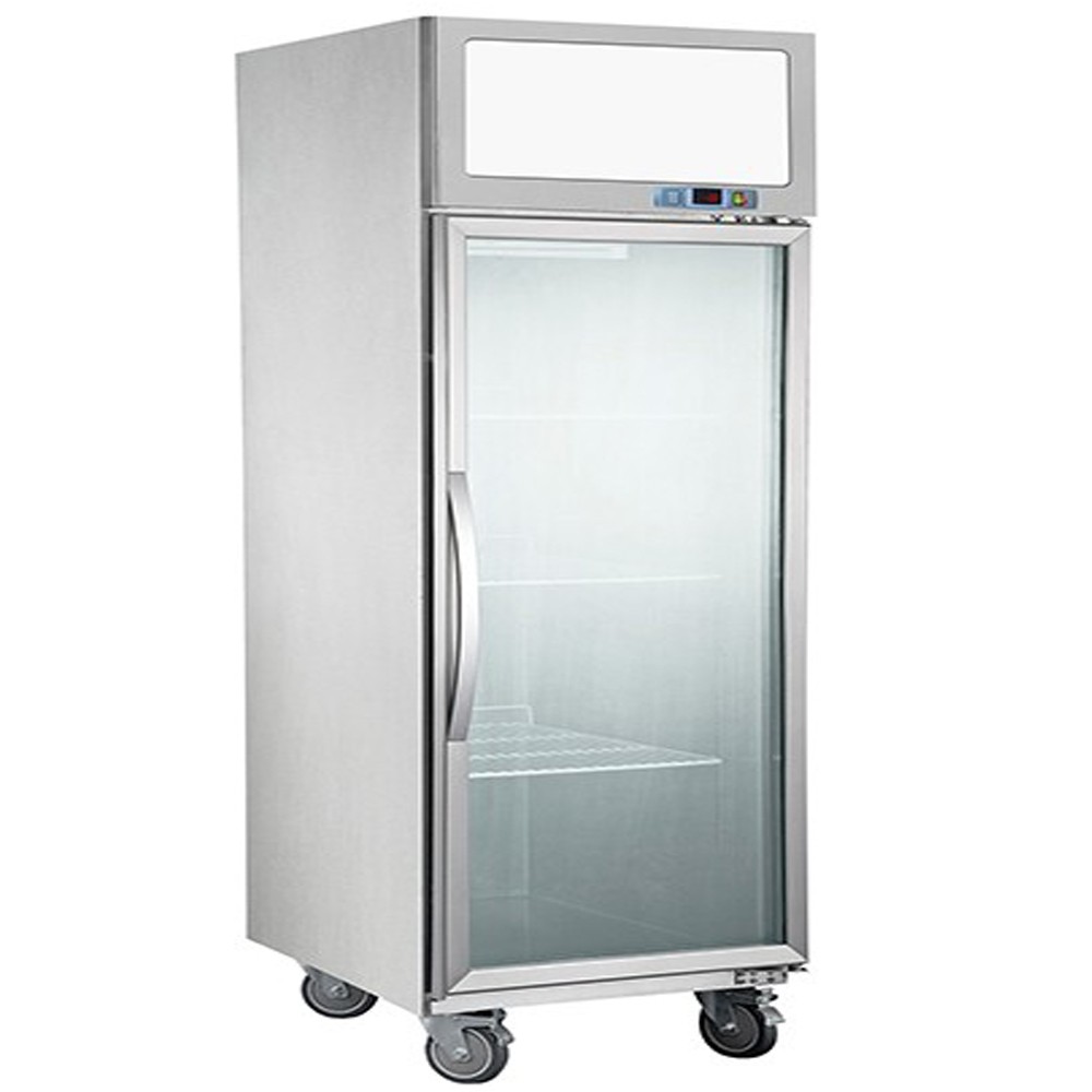 FED Single Door Upright Display Fridge SUCG500 | Apex