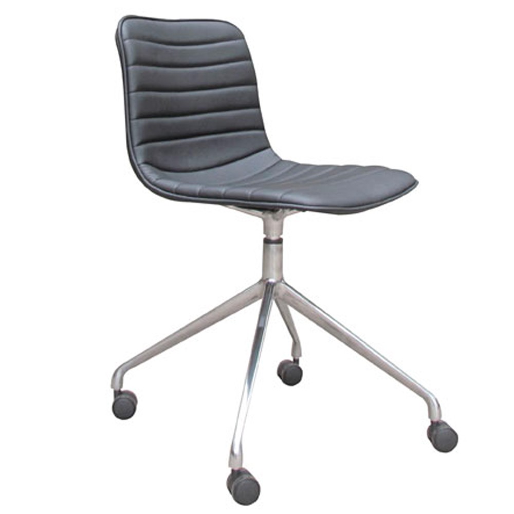 Smooth Swivel Chair with Castors | Apex