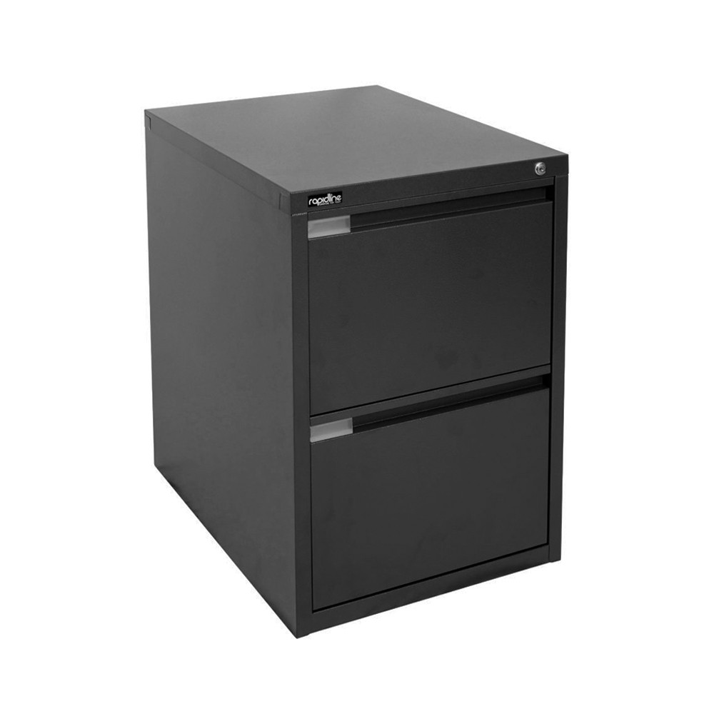 Metal 2 Drawer Vertical Filing Cabinet | Apex