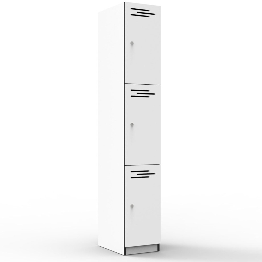 Rapid Infinity 3 Door Melamine Workplace Locker | Apex