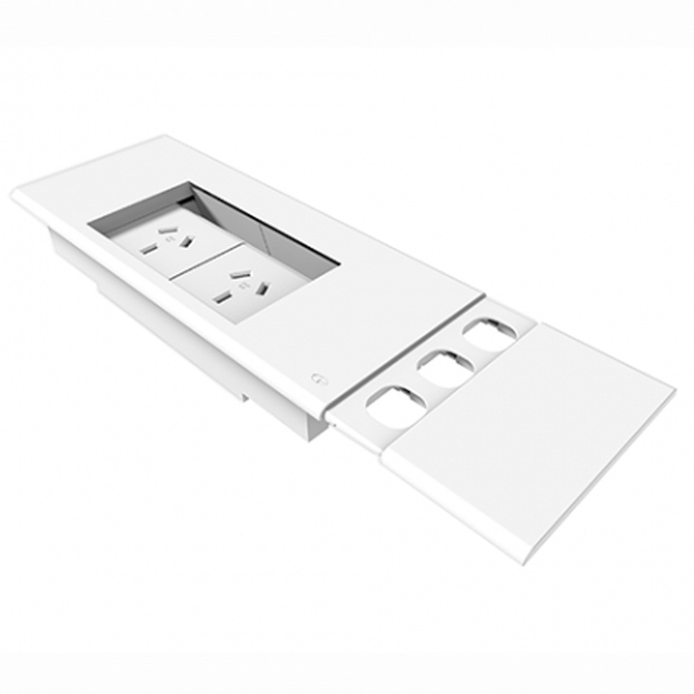 Rapid Wiring Flip Box In Desk Module | Apex