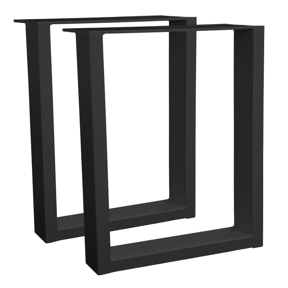 Rectangular Bench Legs Steel Set of 2 | Apex