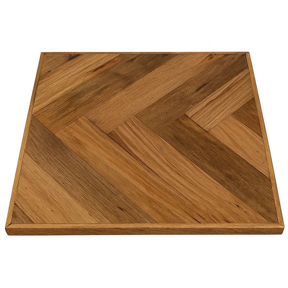 Recycled Herringbone Hardwood Timber Table Top | Apex