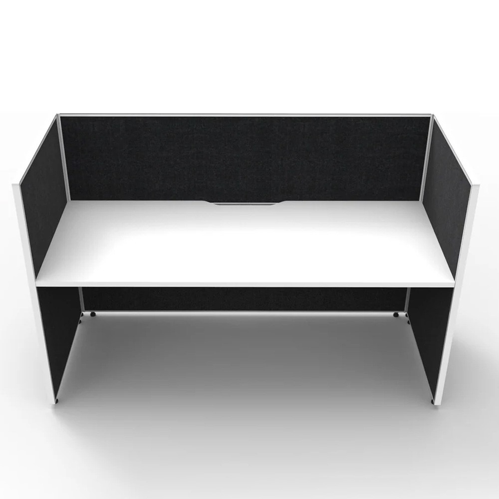 SHUSH30 1 Person Single Sided Screen Hung Top Workstation | Apex