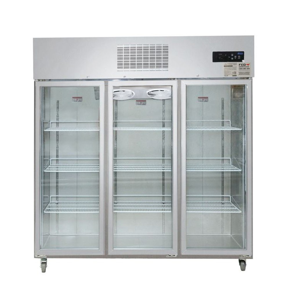 Thermaster Three Door Upright Display Freezer SUFG1500 | Apex