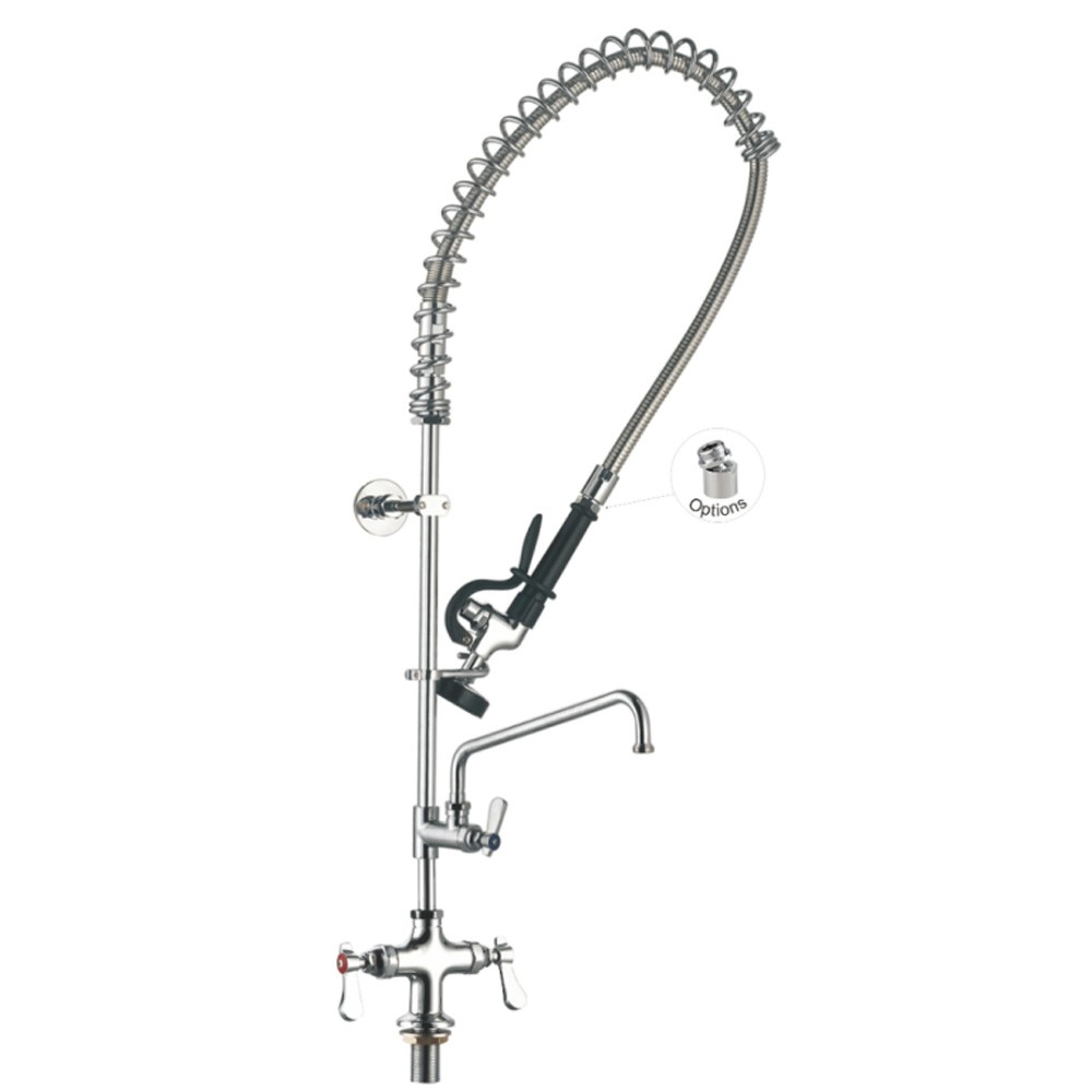 Sunmixer Pre Rinse Unit With Add-On Faucet And 305mm Swing Nozzle ...