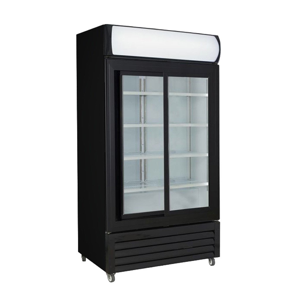 Thermaster 1000L Two Sliding Glass Door Colourbond Upright Drink Fridge ...