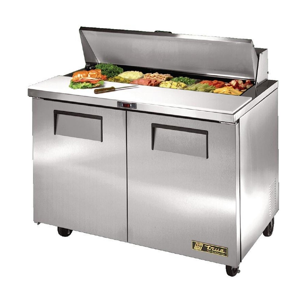 True Salad Prep Counter 2 Door 340 Ltr Stainless Steel | Apex