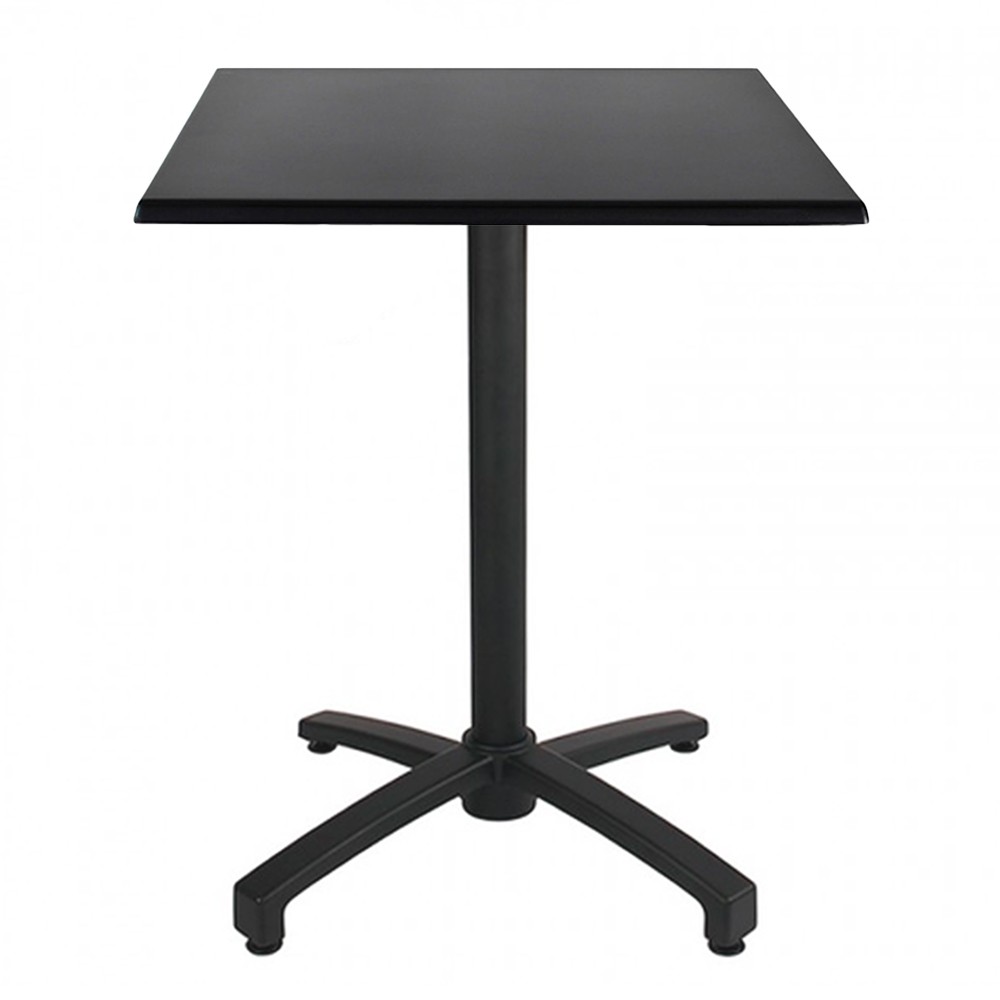 Vania Black Stackable Indoor Outdoor Folding Table | Apex