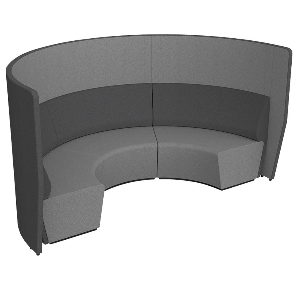 Wave Round Collaboration Seating Mid Wall | Apex