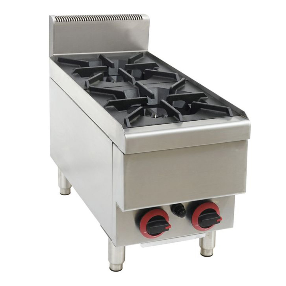 Gasmax Benchtop Lpg 2 Burner Cooktop W/ Splashback JUS-TR-2BLPG | Apex