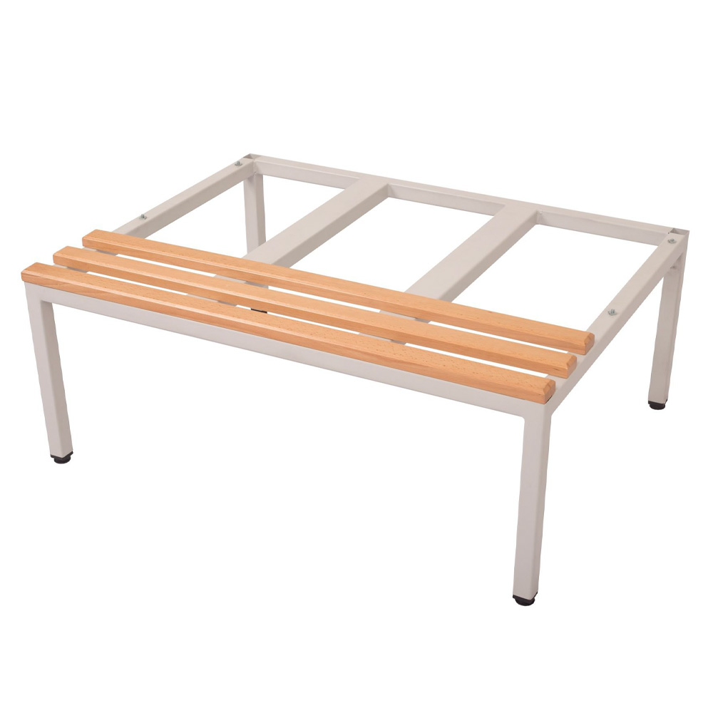 Light Oak Locker Seat & Stands | Apex