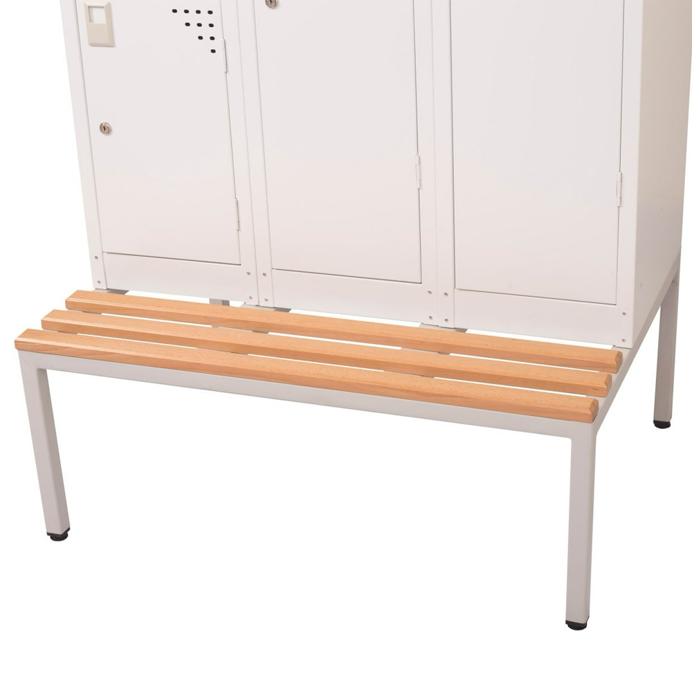 Light Oak Locker Seat & Stands | Apex