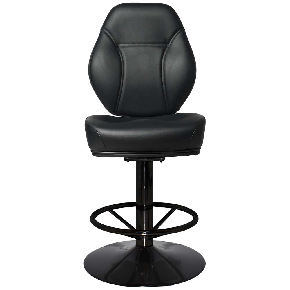 Miami Gaming Stool Black Disc Base | Apex