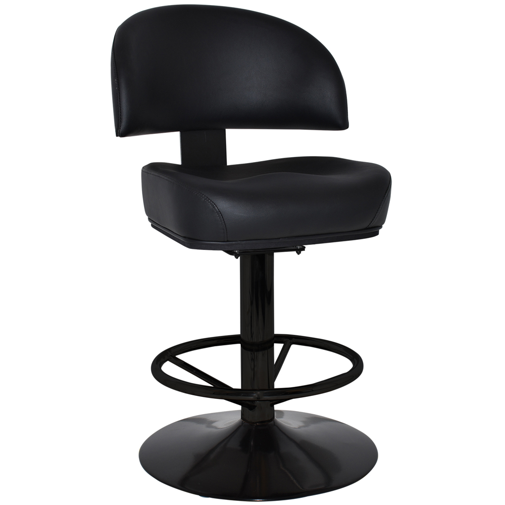 Dallas Gaming Stool Black Disc Base | Apex