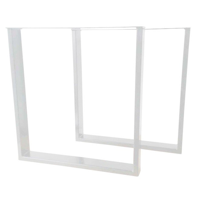 Rectangular Table Legs Steel Set of 2 | Apex