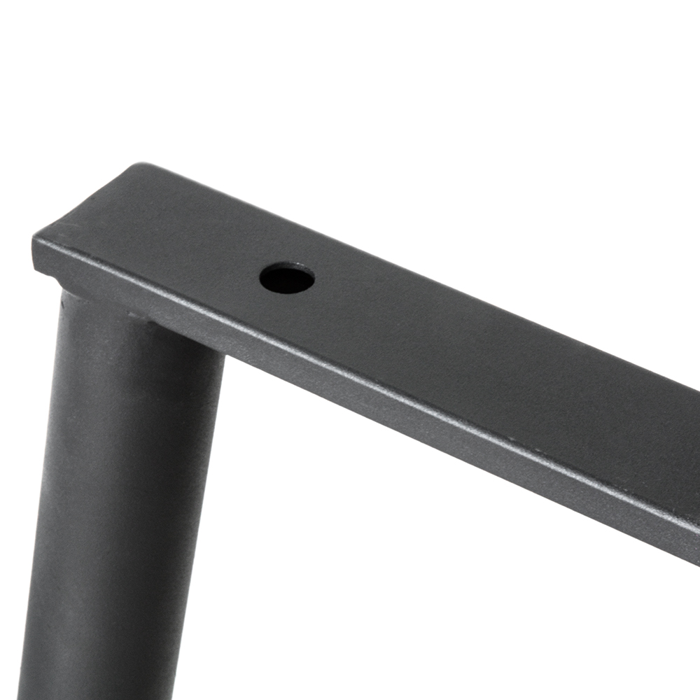 Scandi Fabric Side Counter Stool Metal Legs 66cm | Apex