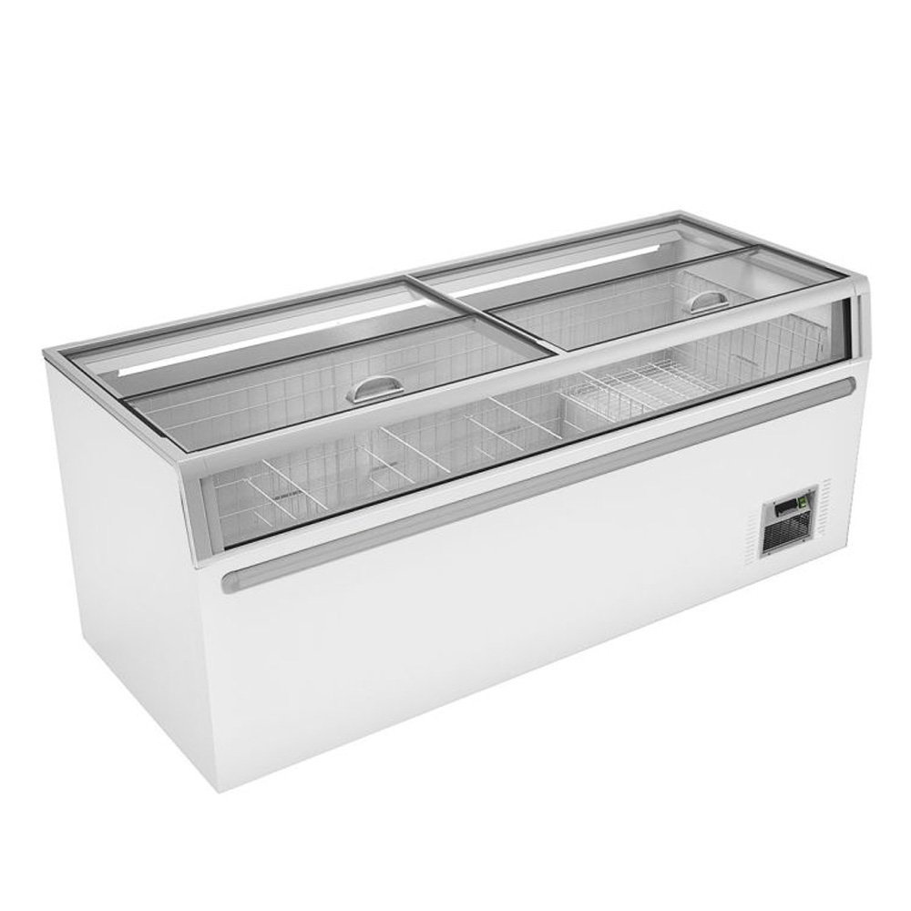Thermaster 900L Supermarket Island Freezer With Glass Sliding Lids ZCD ...